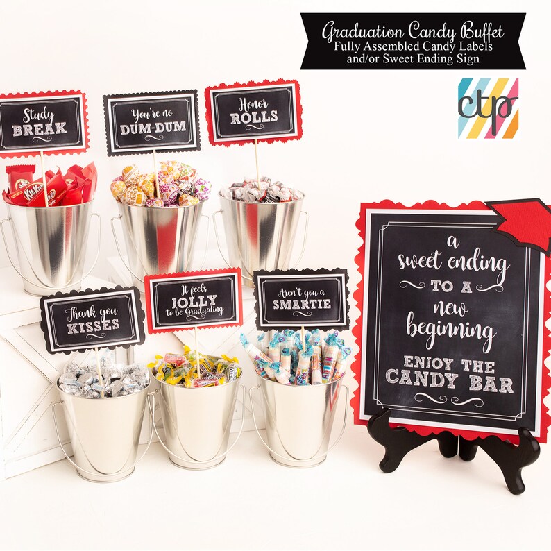 Graduation Candy Labels Graduation Party Decor Grad Candy - Etsy