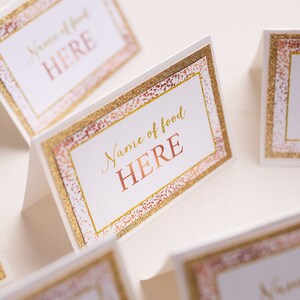 Graduation Party Decorations Food Labels Food Tents - Etsy