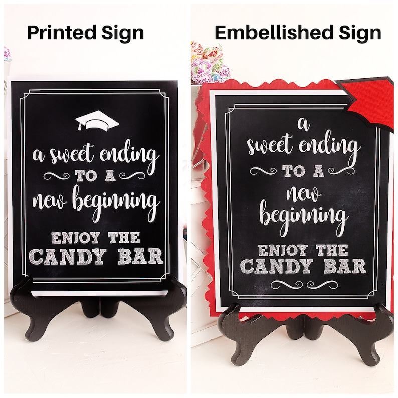 Graduation Candy Labels, Graduation Candy Bar Sign, ANY SCHOOL COLORS ...