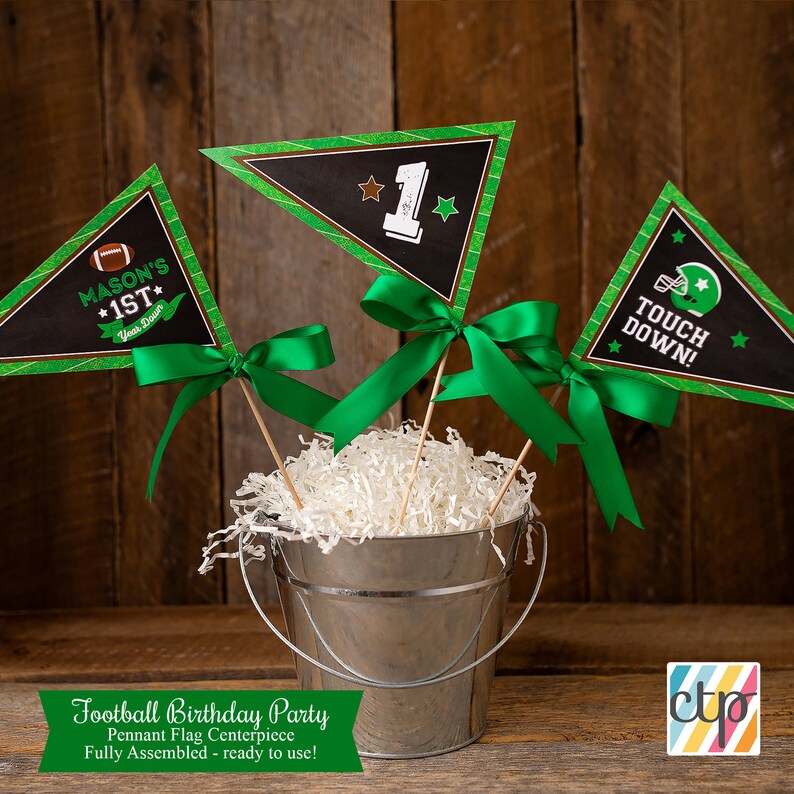 Penalty Flags, Custom Sign, Football Signs, First Birthday, Boy, - Etsy