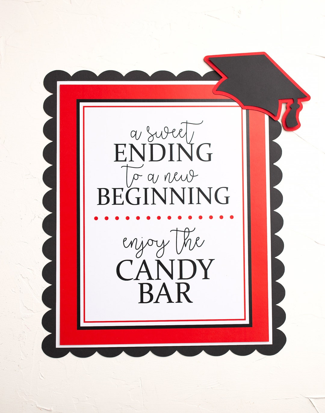Candy Bar Sign, Graduation Sign, Graduation Party Decorations, Class of ...