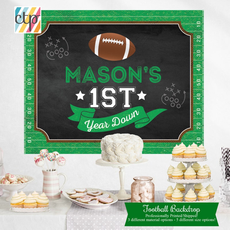First Down Birthday Party - Etsy