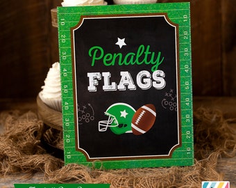 Penalty Flags Sign - Etsy