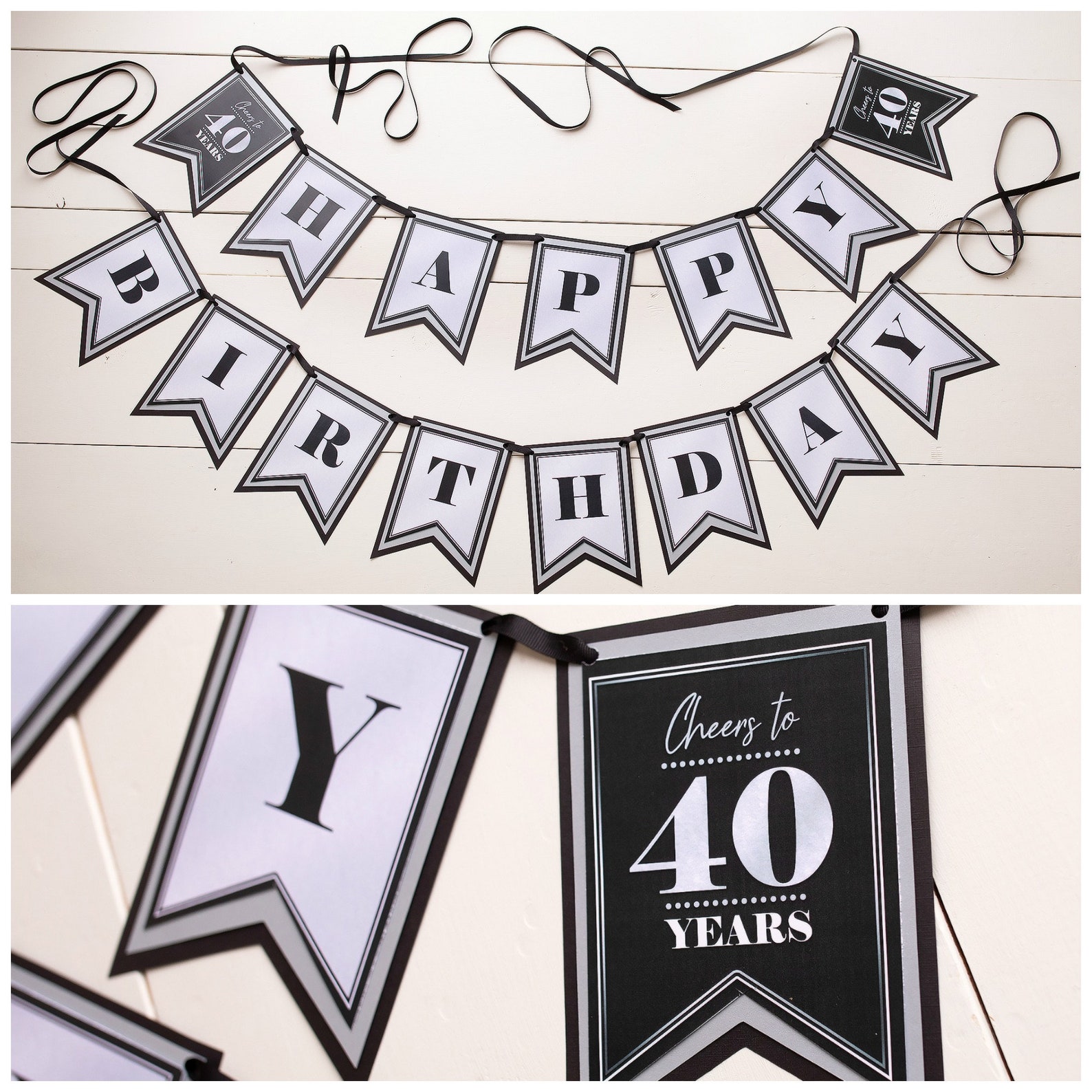 40th Birthday Party Water Bottle Labels Self Stick Milestone - Etsy