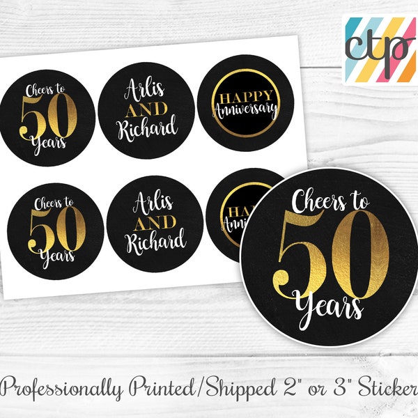 50th Anniversary Tag - Etsy