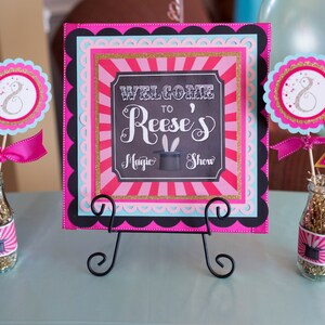 GIRL MAGIC BIRTHDAY Magic Party Decorations Magic Themed Birthday ...