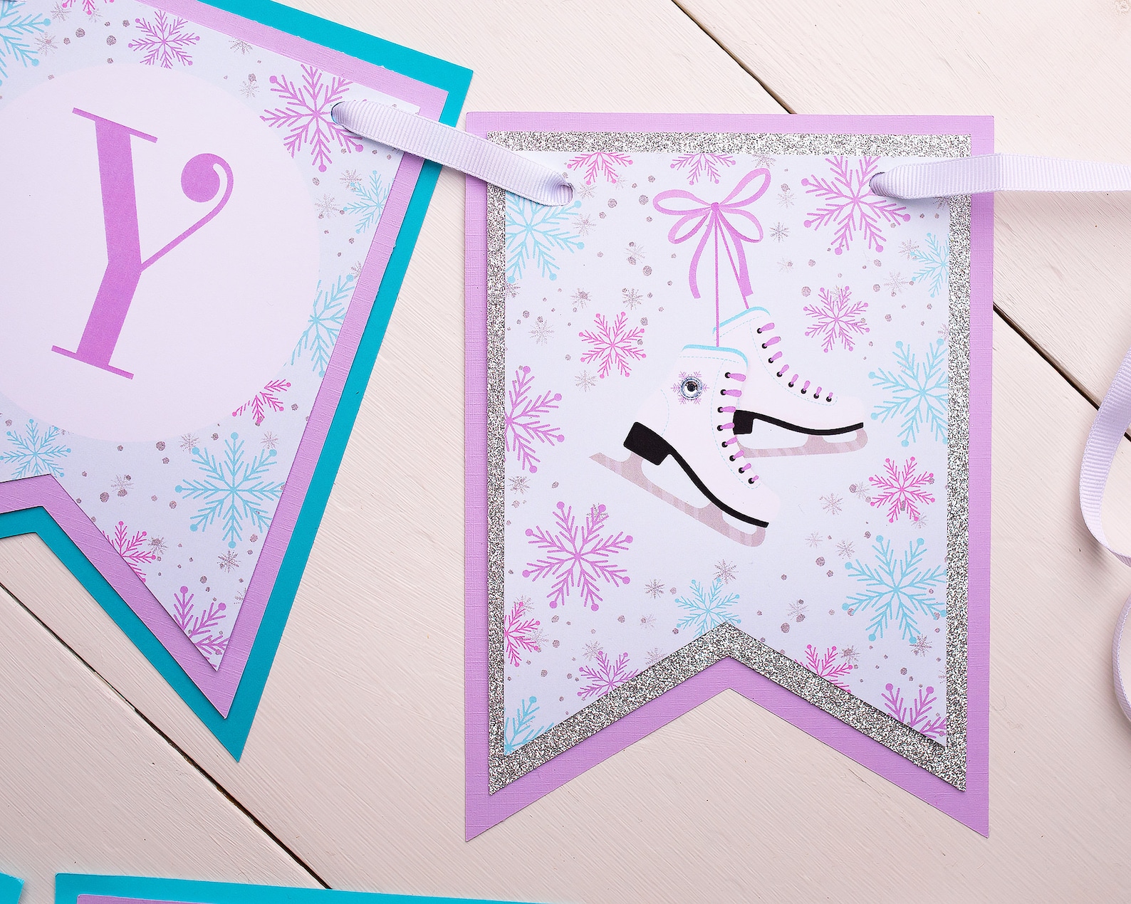 Ice Skating Birthday Banner Birthday Banner Ice Skating - Etsy