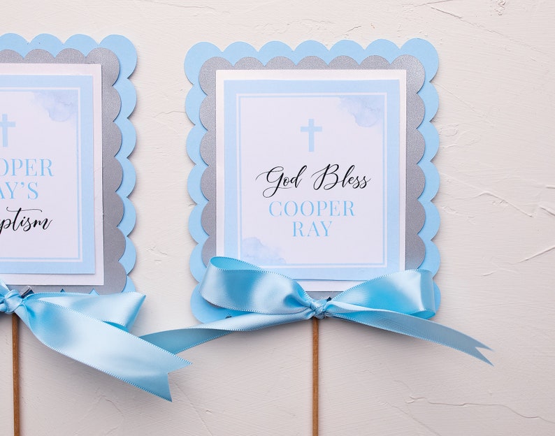 Cross Centerpiece Centerpieces Baptism Decorations Son - Etsy