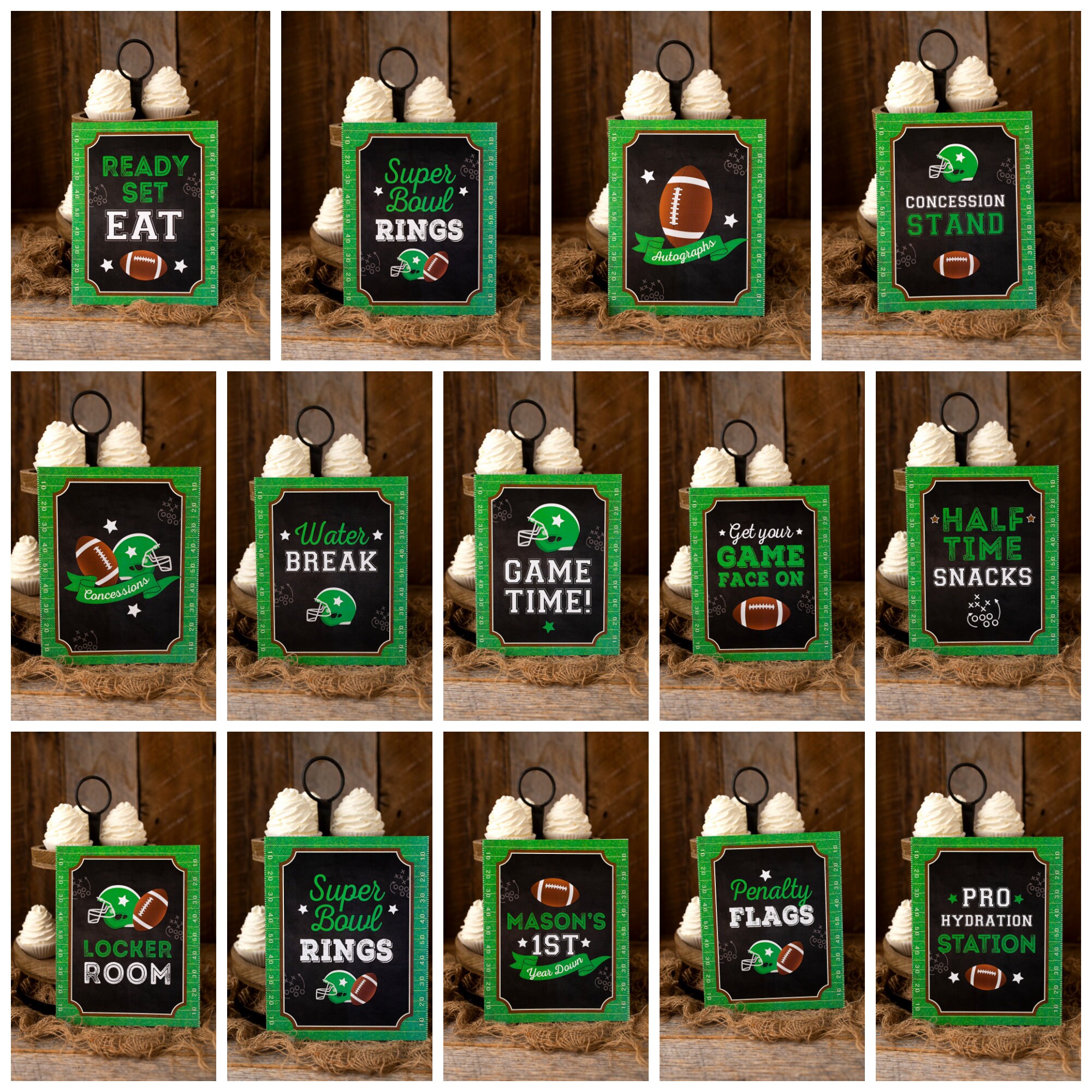 Water Break Custom Sign Football Signs First Birthday Boy | Etsy