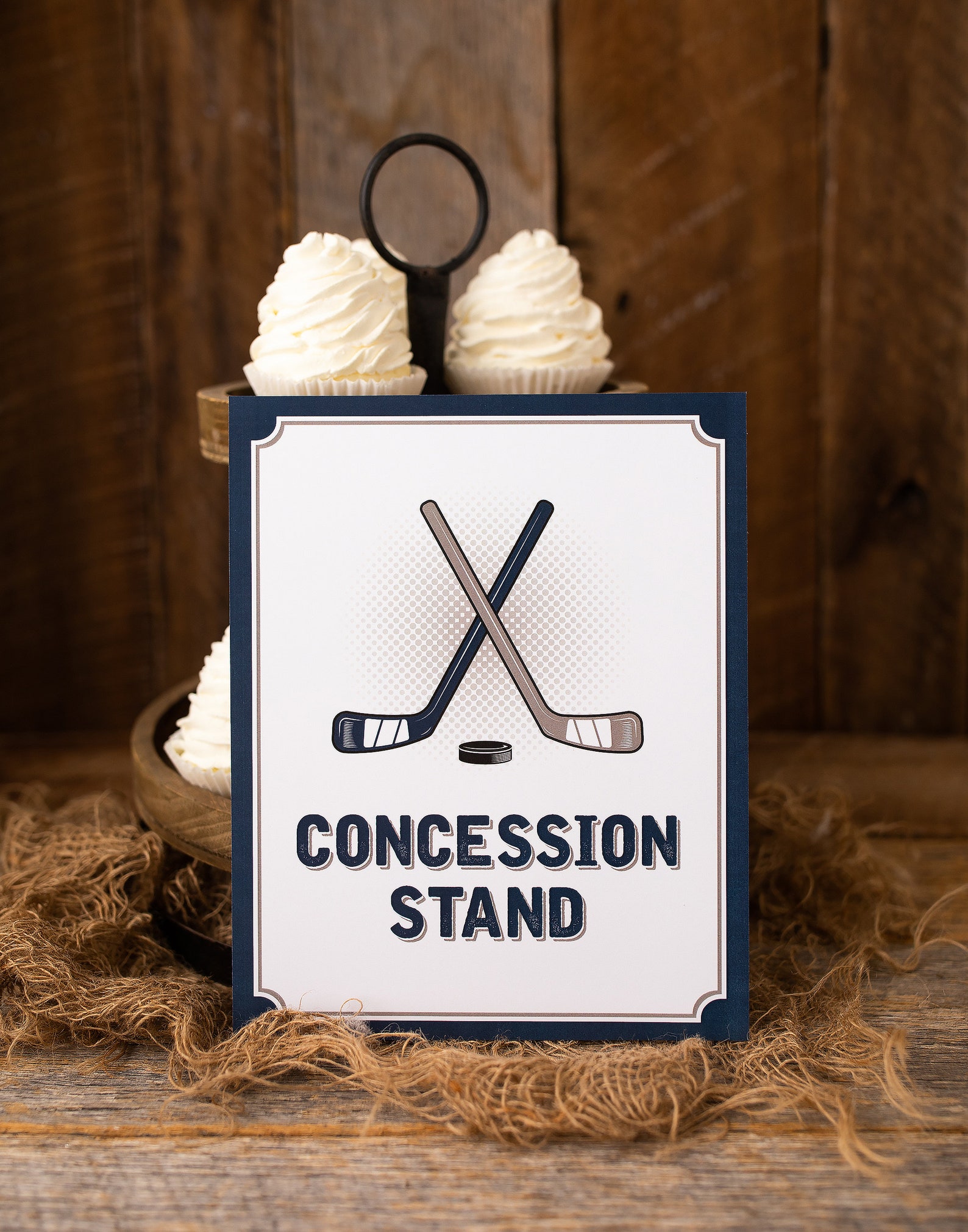 Custom Sign Ice Hockey Signs Hockey Birthday Boy | Etsy