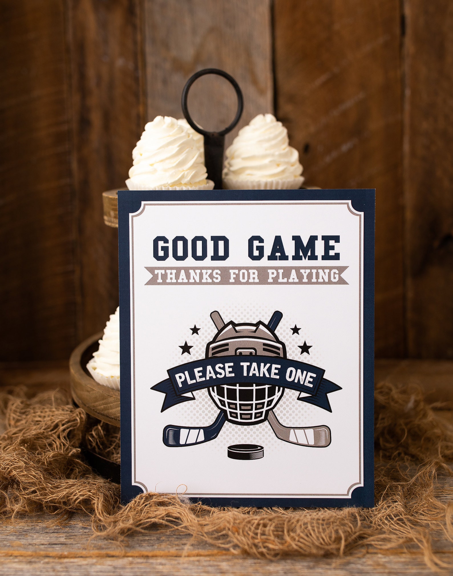 Custom Sign Ice Hockey Signs Hockey Birthday Boy | Etsy