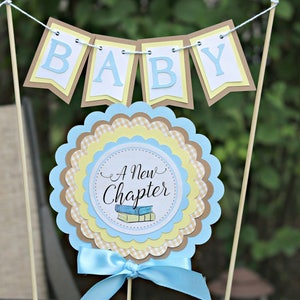 BOOK BABY SHOWER, A New Chapter, Book Themed Shower, Baby Shower ...