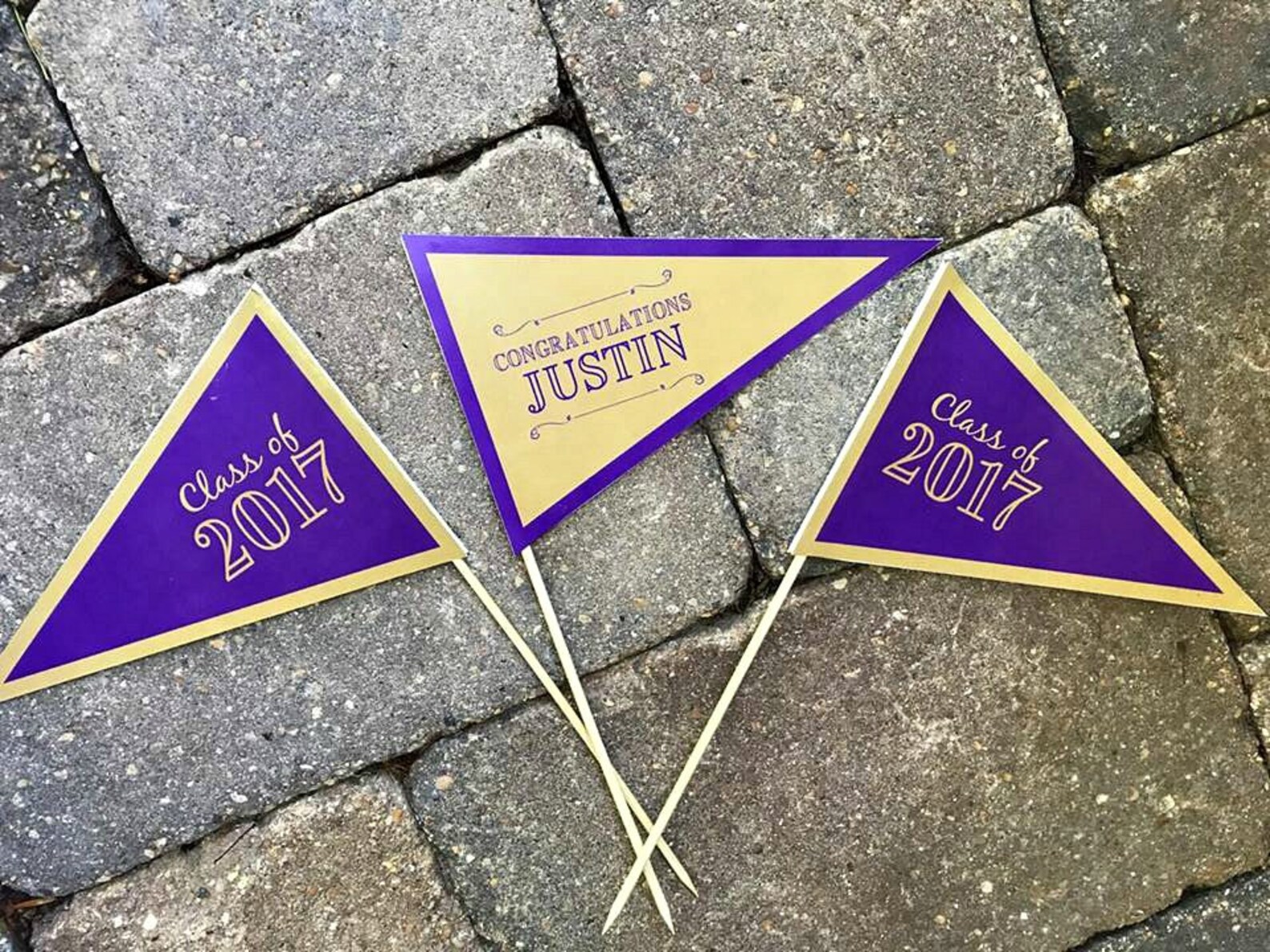 Graduation Centerpiece Sticks Grad Party Decorations Class - Etsy