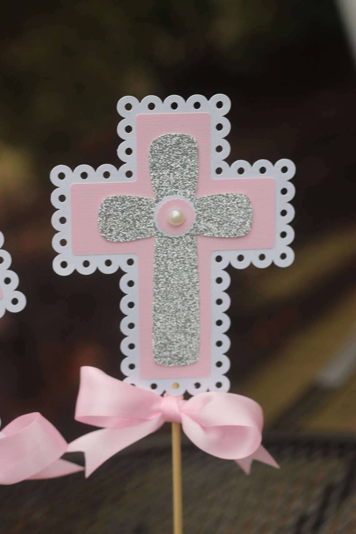 Cross Centerpiece Centerpieces First Communion Decoration - Etsy