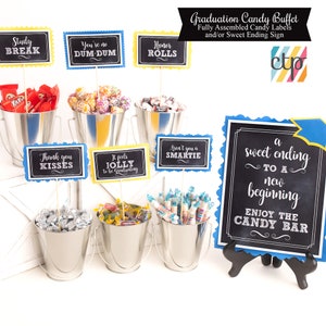 Graduation Candy Labels, Graduation Party Decor, Grad Candy Bar ...