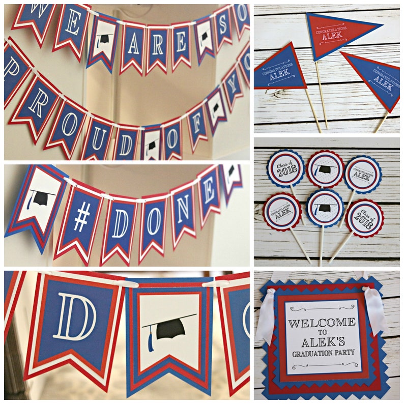 GRADUATION BANNER We Are So Proud of You Graduation Party | Etsy