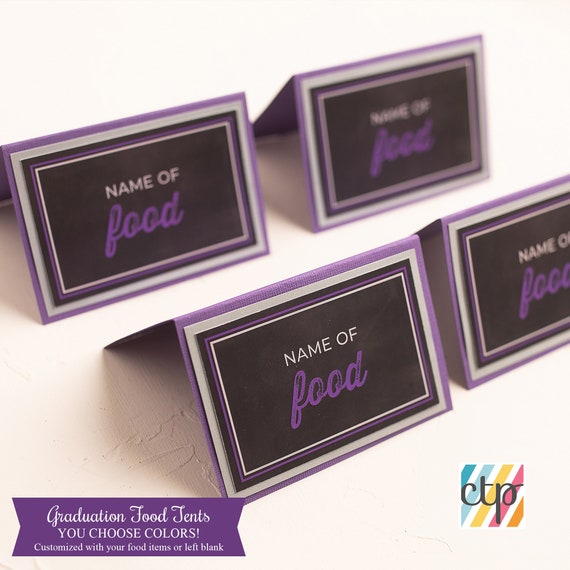 Graduation Party Decorations, Food Labels, Food Tents, Daughter ...