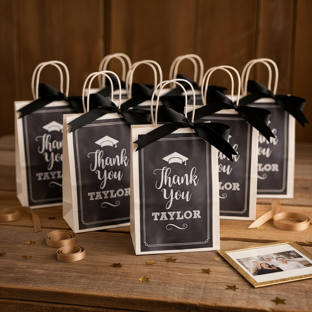 Favor Bags for Graduation Party - Fully Assembled or Just Purchase the ...