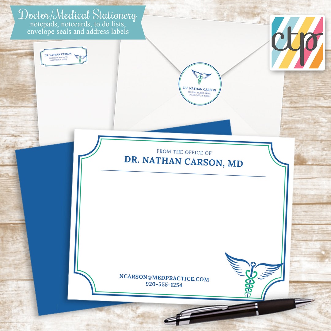Personalized Notepad, Medical Doctor Notepad, Medical Stationery, Gift ...