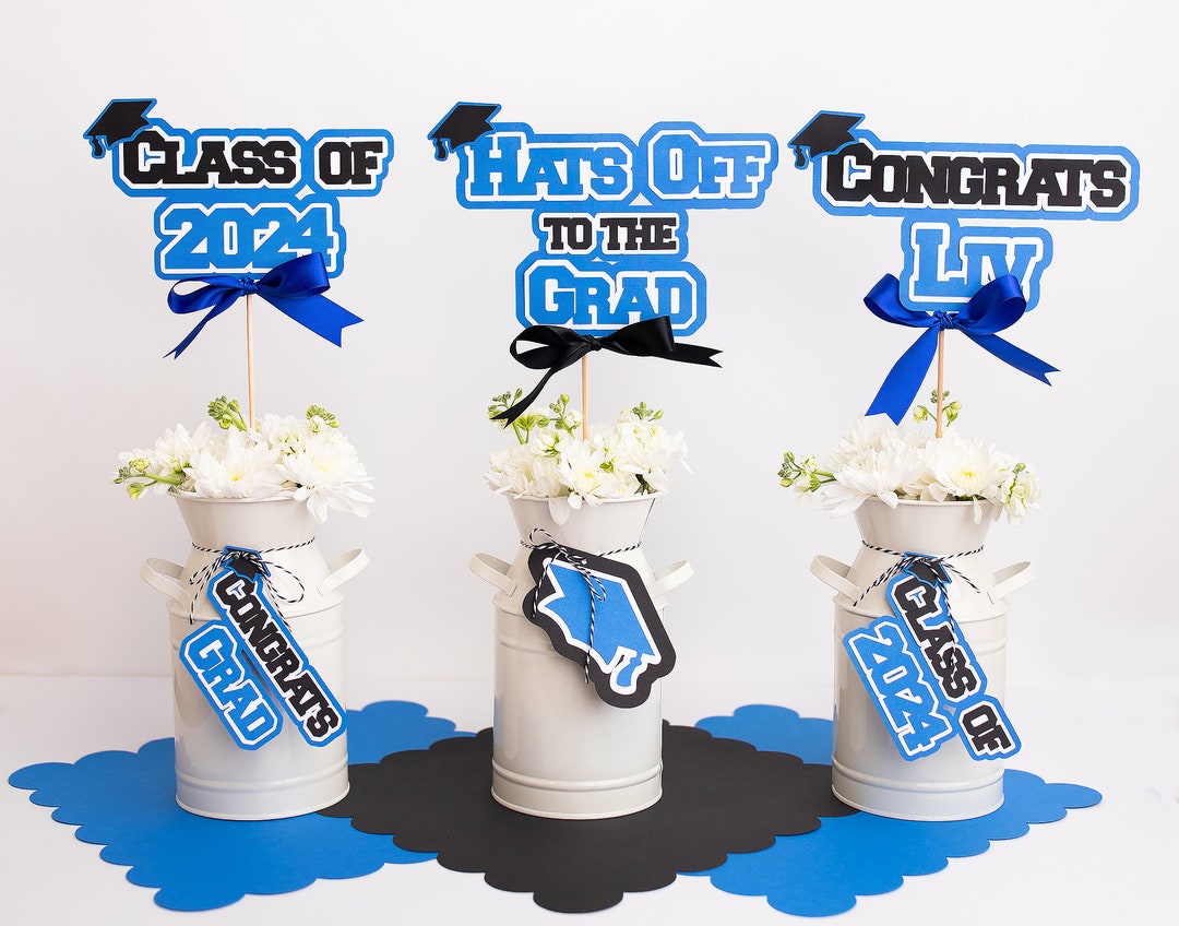 Graduation Centerpieces, Graduation Table Decor, Graduation Party ...