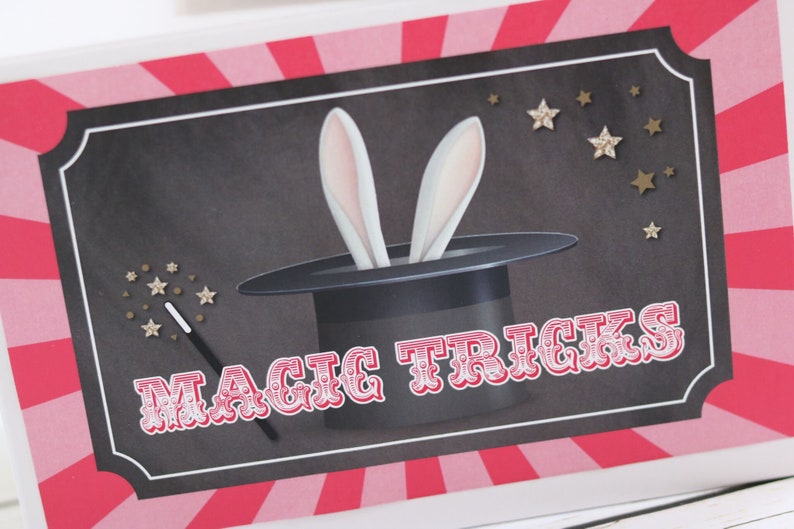 GIRL MAGIC BIRTHDAY Party Decorations Magic Favor Magic - Etsy