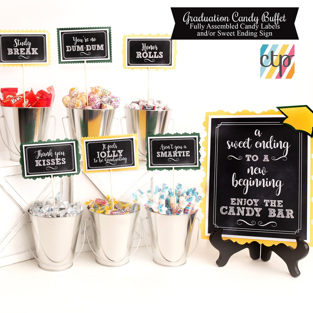 Graduation Candy Labels, Graduation Party Decor, Grad Candy Bar ...