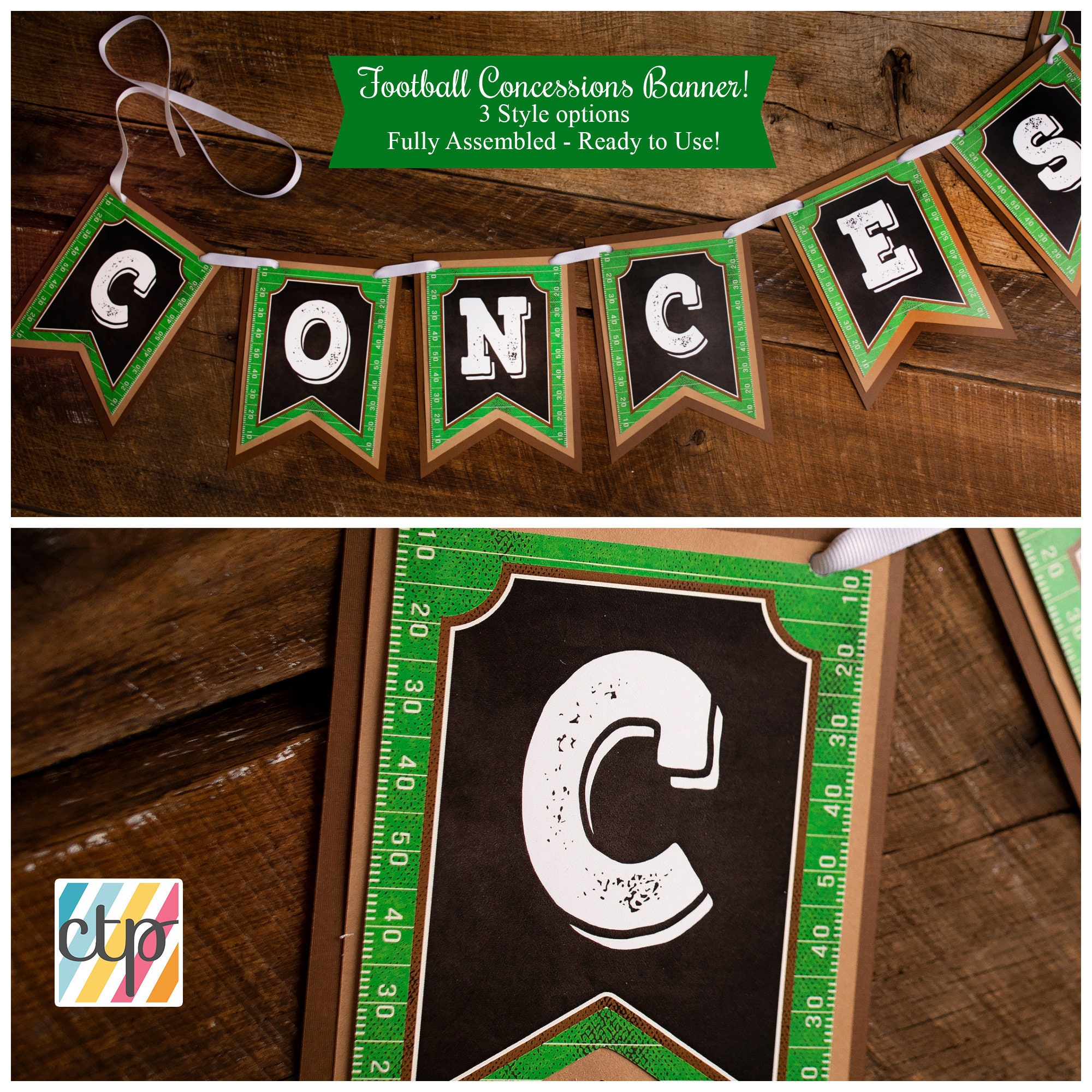 Concession Stand Custom Sign Football Signs First Birthday | Etsy