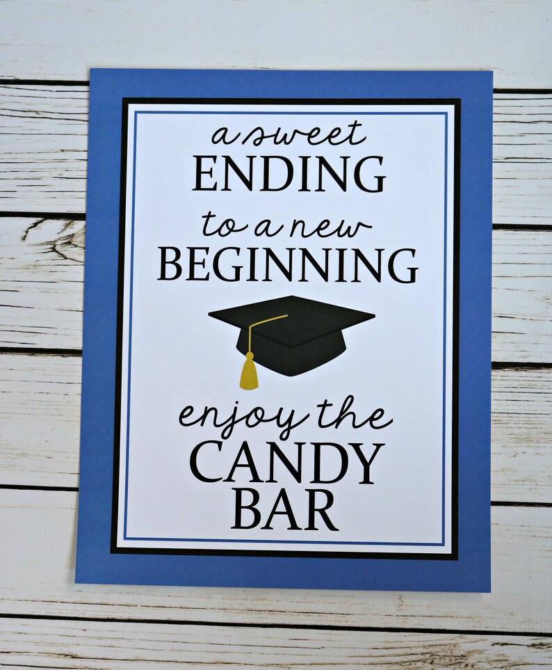 Graduation Candy Buffet Candy Bar Sign Grad Candy Bar - Etsy