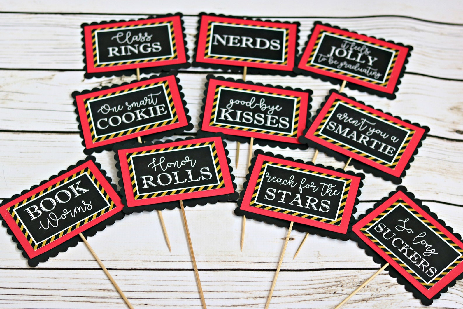 GRADUATION CANDY BUFFET Candy Bar Labels Grad Candy Bar - Etsy
