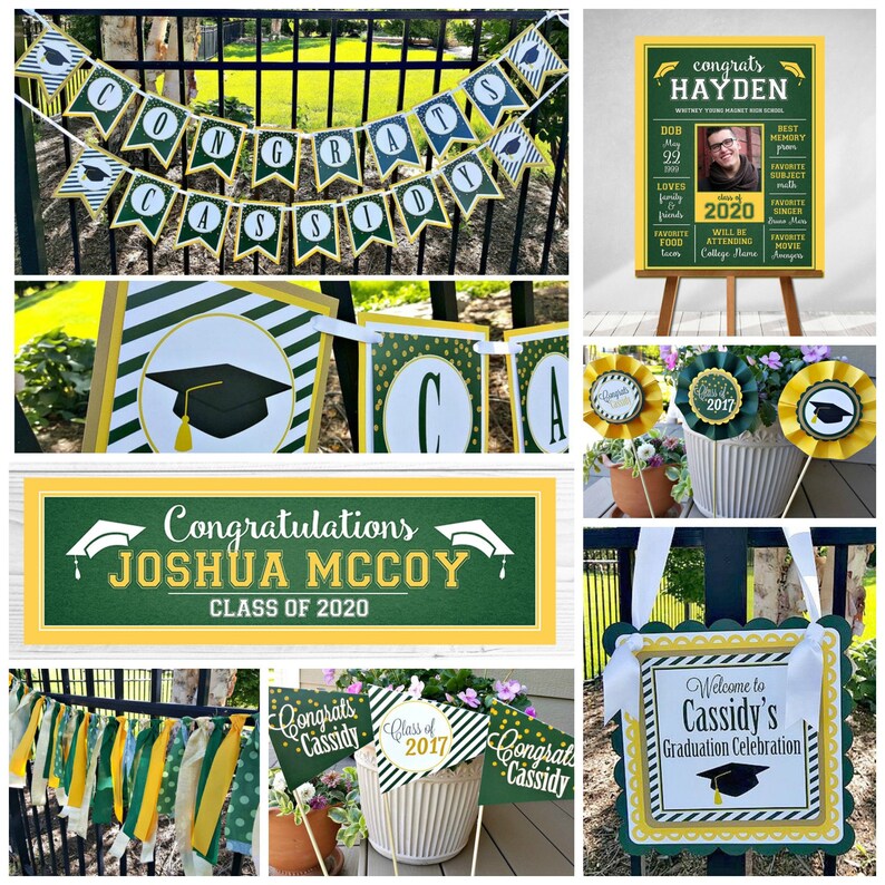 Printable Digital Download Graduation Party Decorations - Etsy