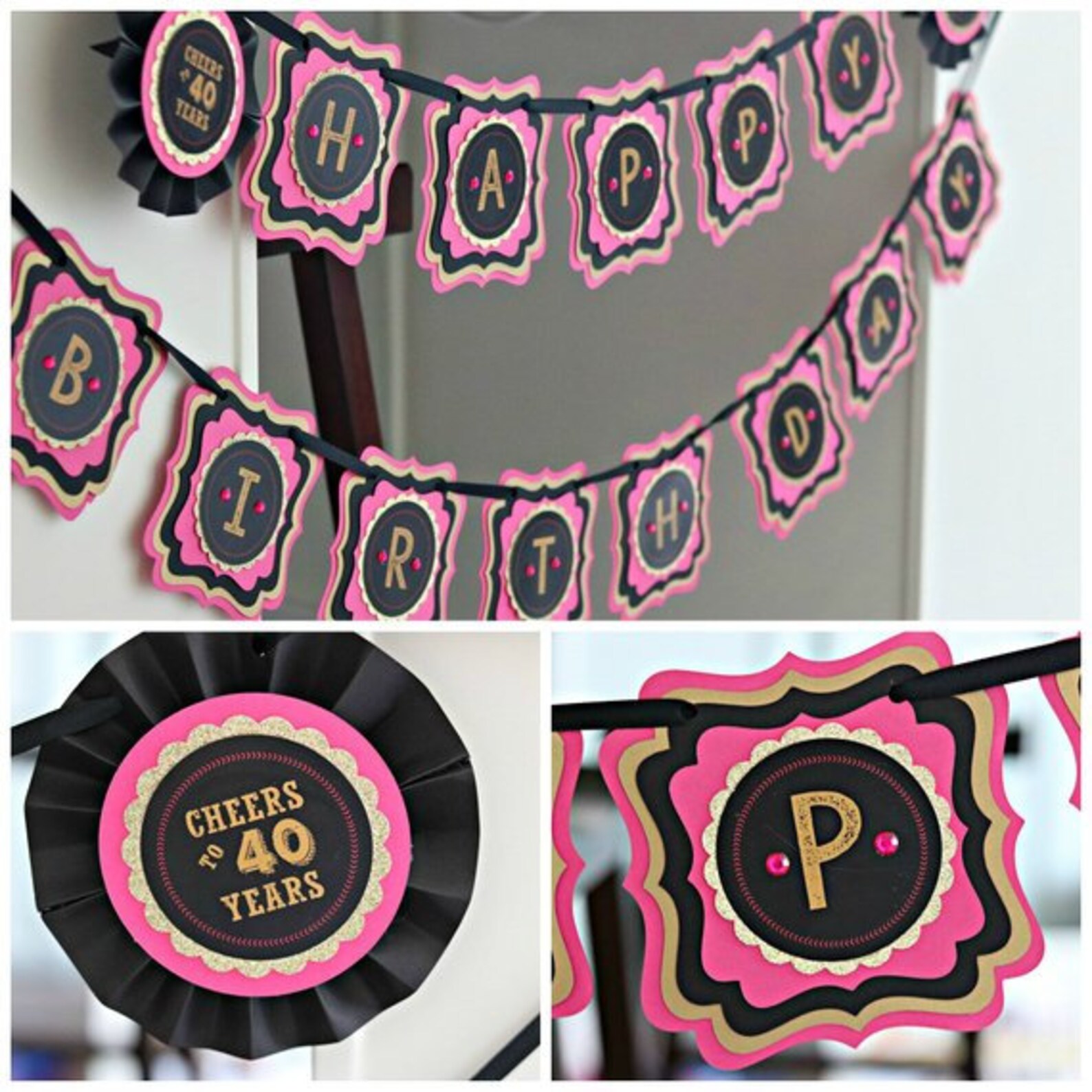 FORTY AND FABULOUS 40 and Fabulous Favor Tags 40th Party | Etsy