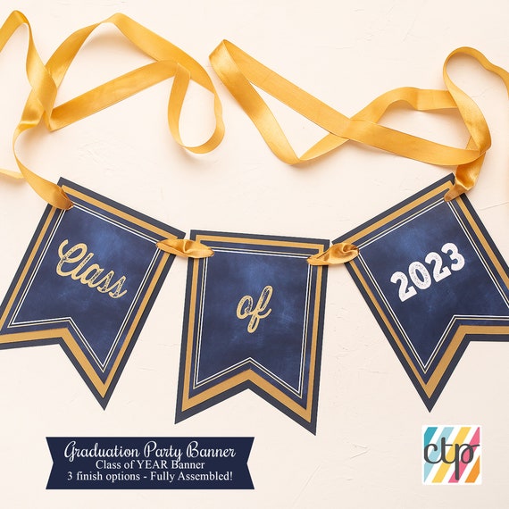 Graduation Party Decorations, Personalized Graduation Banner, Custom ...