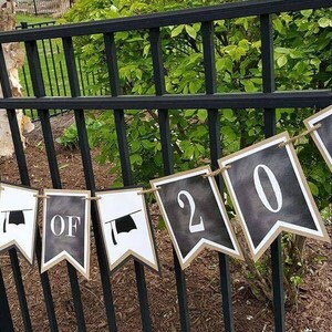 GRADUATION PARTY DECORATIONS, Graduation Centerpiece, Grad Pennant Flag ...