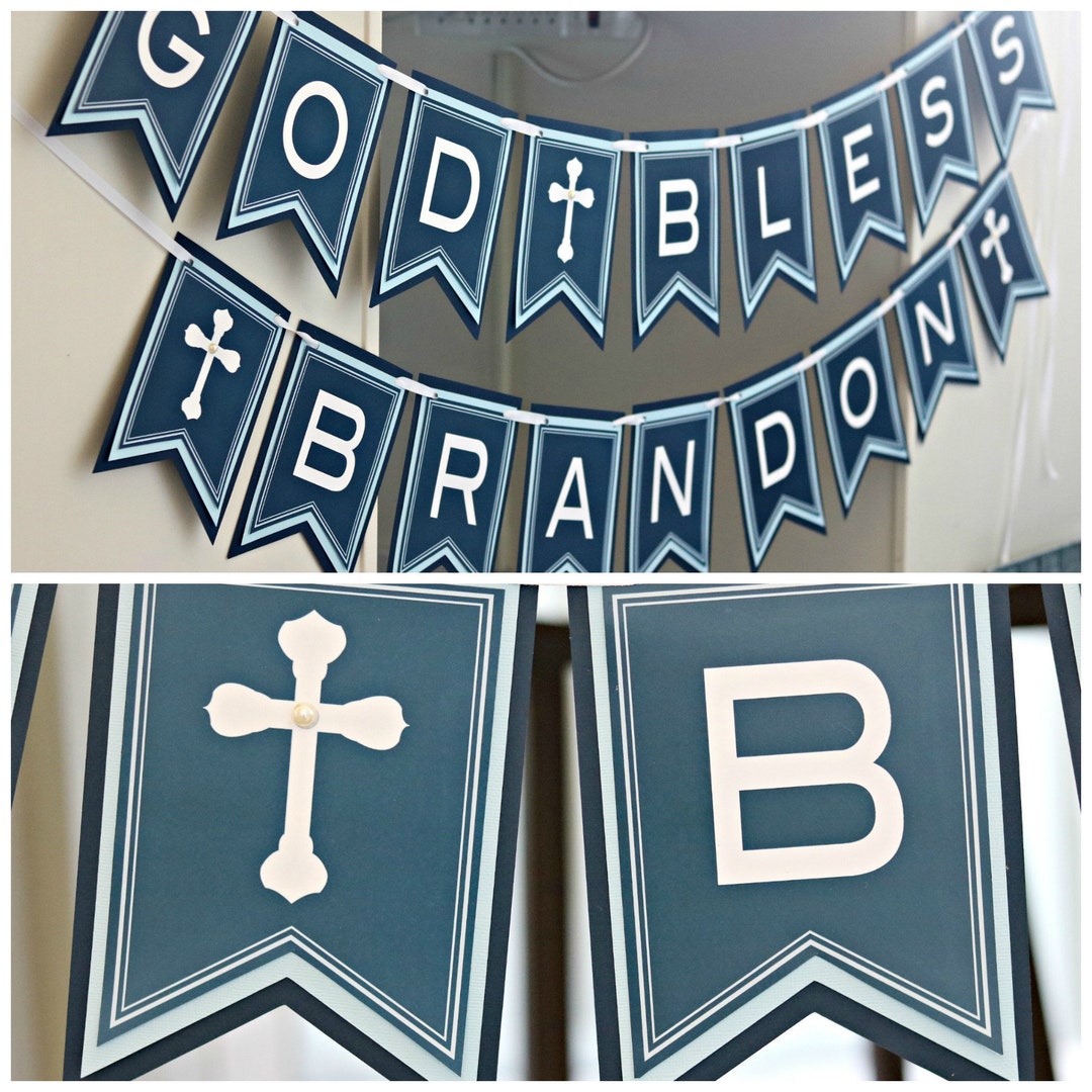 FIRST COMMUNION BANNER, Baptism Banner, Confirmation Banner, Dedication ...