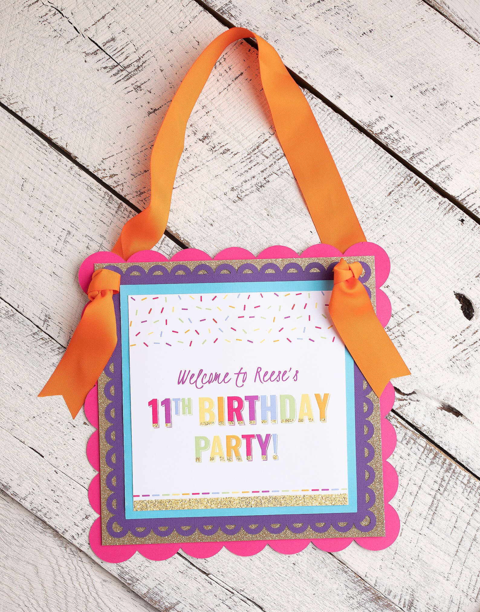 Rainbow Confetti Birthday Banner Rainbow Party Decorations - Etsy