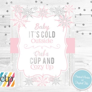 Hot Cocoa Bar Kit, Girl Winter Onederland, Winter Wonderland, Hot Cocoa ...