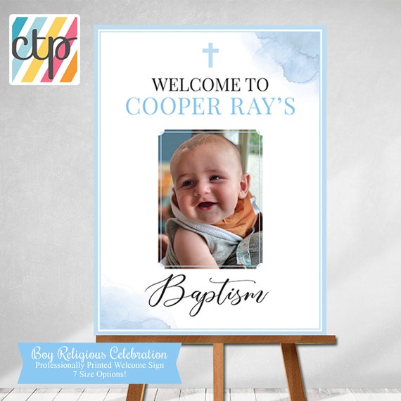 Signs, Baptism Signs, Baptism Decorations, Son, by Charming Touch ...