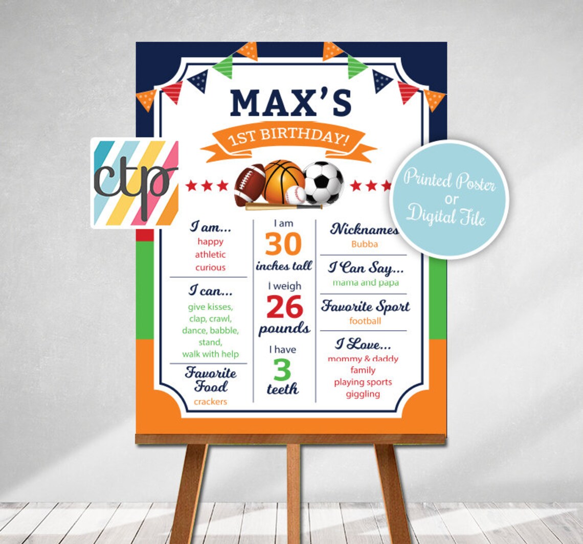 All Star Sports Birthday Party Sports Favor Tags Football - Etsy