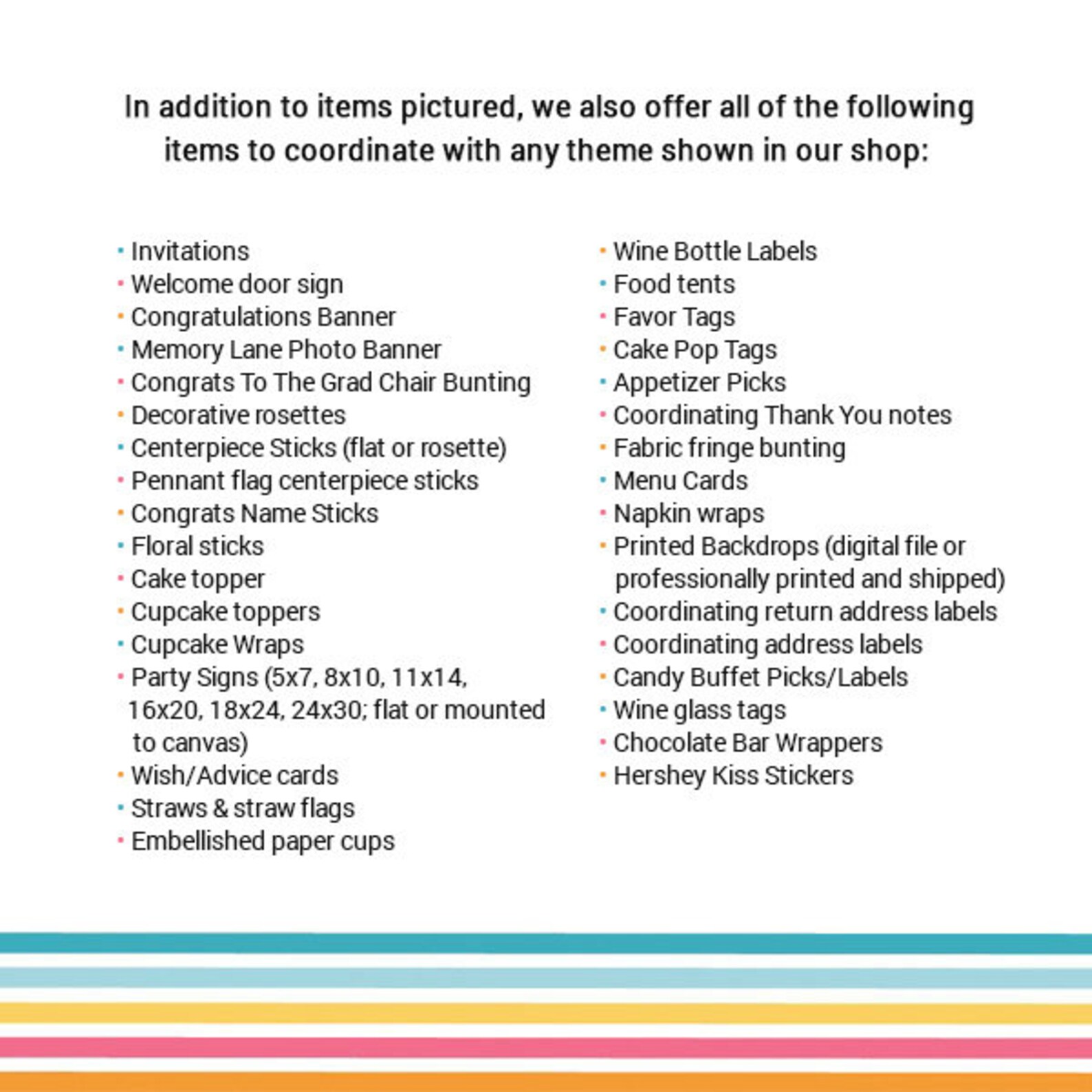 GRADUATION FOOD TENTS Food Labels Candy Buffet Grad Party - Etsy