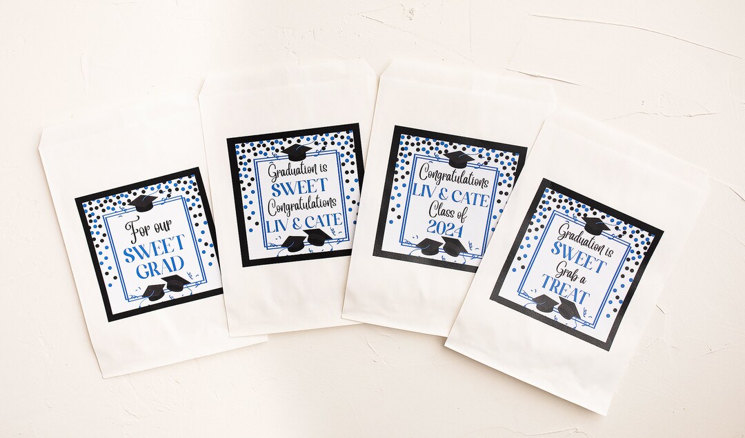 Graduation Candy Bags, Graduation Party Favor Bags, Class of 2025 ...
