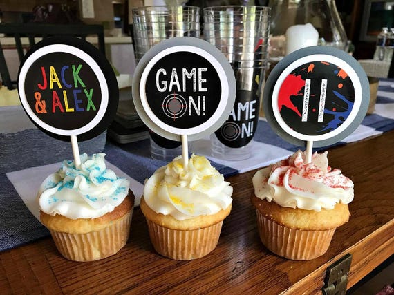 PAINTBALL PARTY DECORATIONS, Paintball birthday decor, Paintball ...