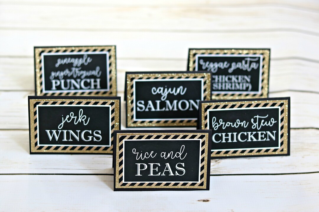 GRADUATION FOOD TENTS, Food Labels, Candy Buffet, Grad Party Decoration ...