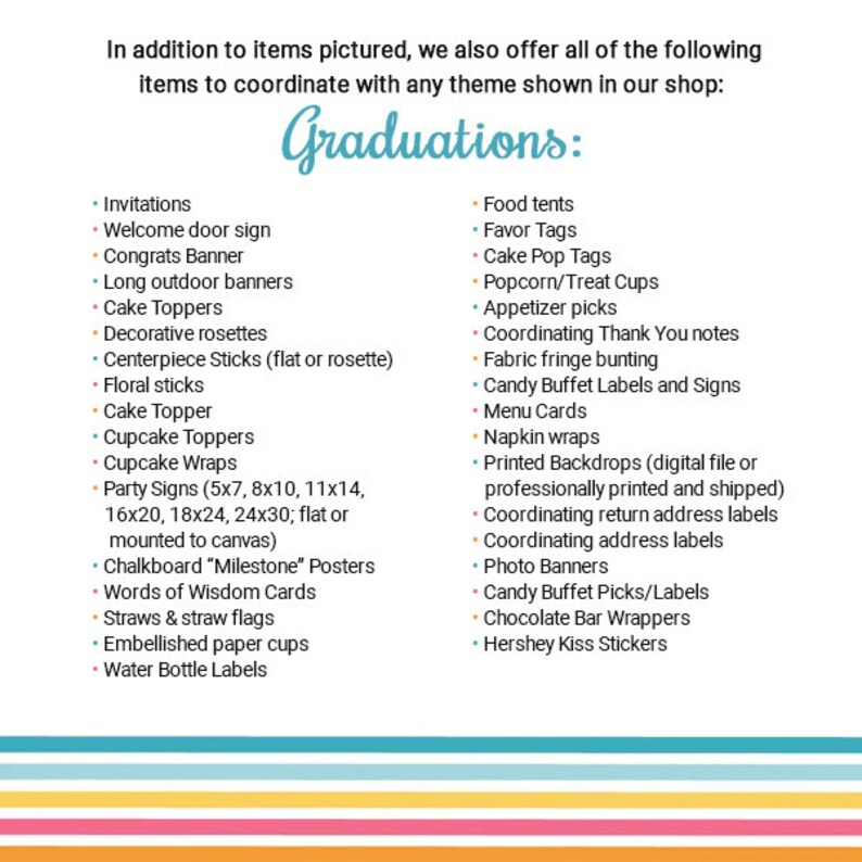 Graduation Party Decorations, Photo Collage, Printable, Digital ...