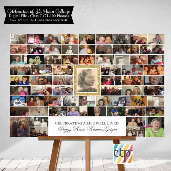 Printable Digital Download Photo Collage Personalized Gift | Etsy