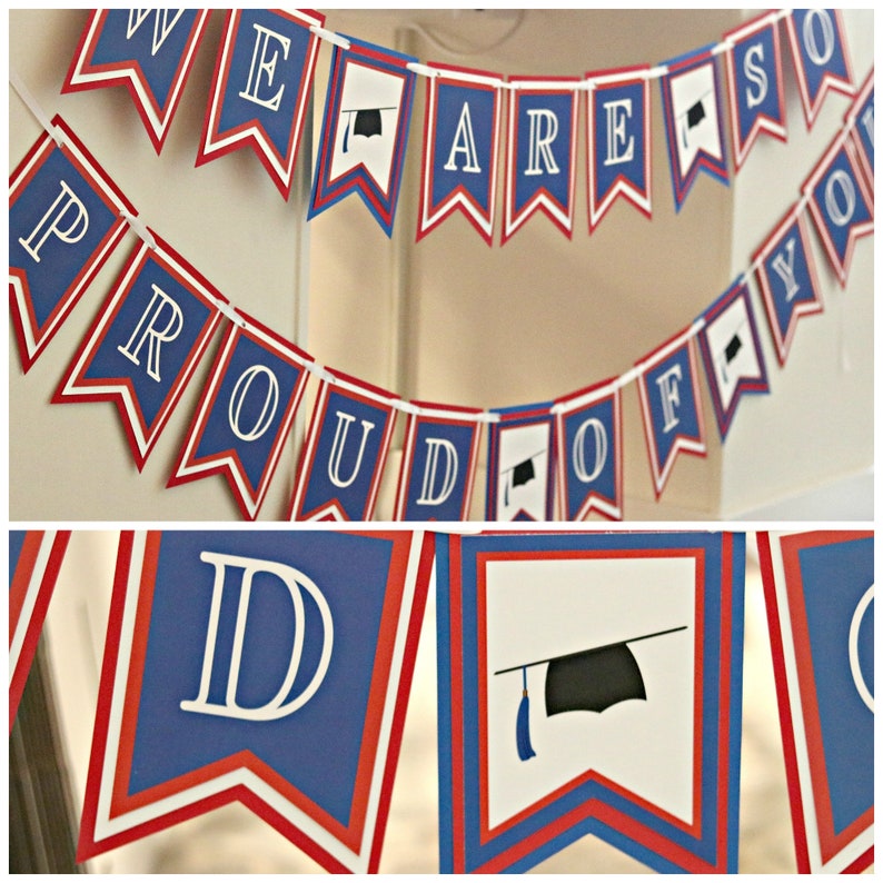 GRADUATION BANNER We Are So Proud of You Graduation Party | Etsy