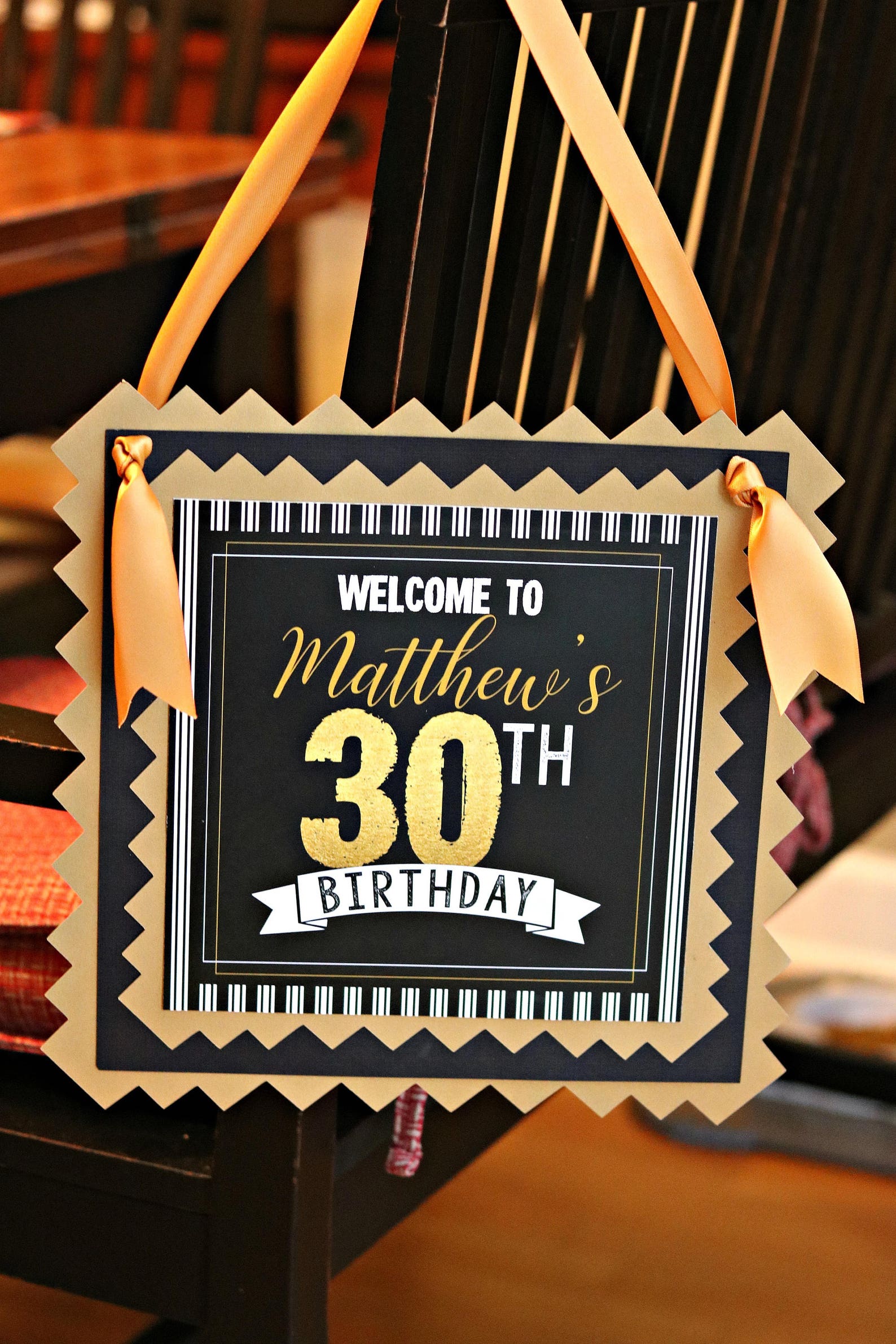 30TH BIRTHDAY PARTY Favor Tags 30th Birthday Favor Vintage | Etsy