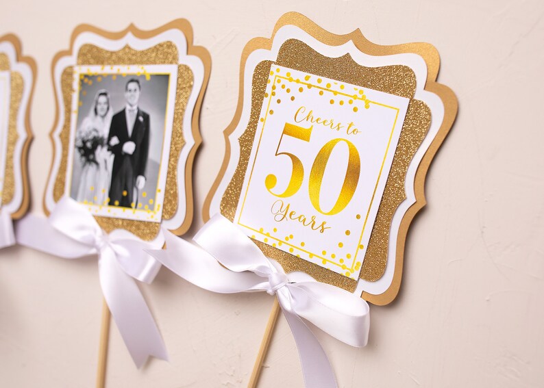 GOLDEN ANNIVERSARY 50th Anniversary Party Decorations - Etsy