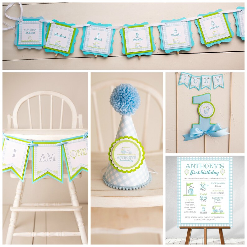 Golf Welcome Sign Door Sign A Hole in ONE Golf 1st Birthday - Etsy