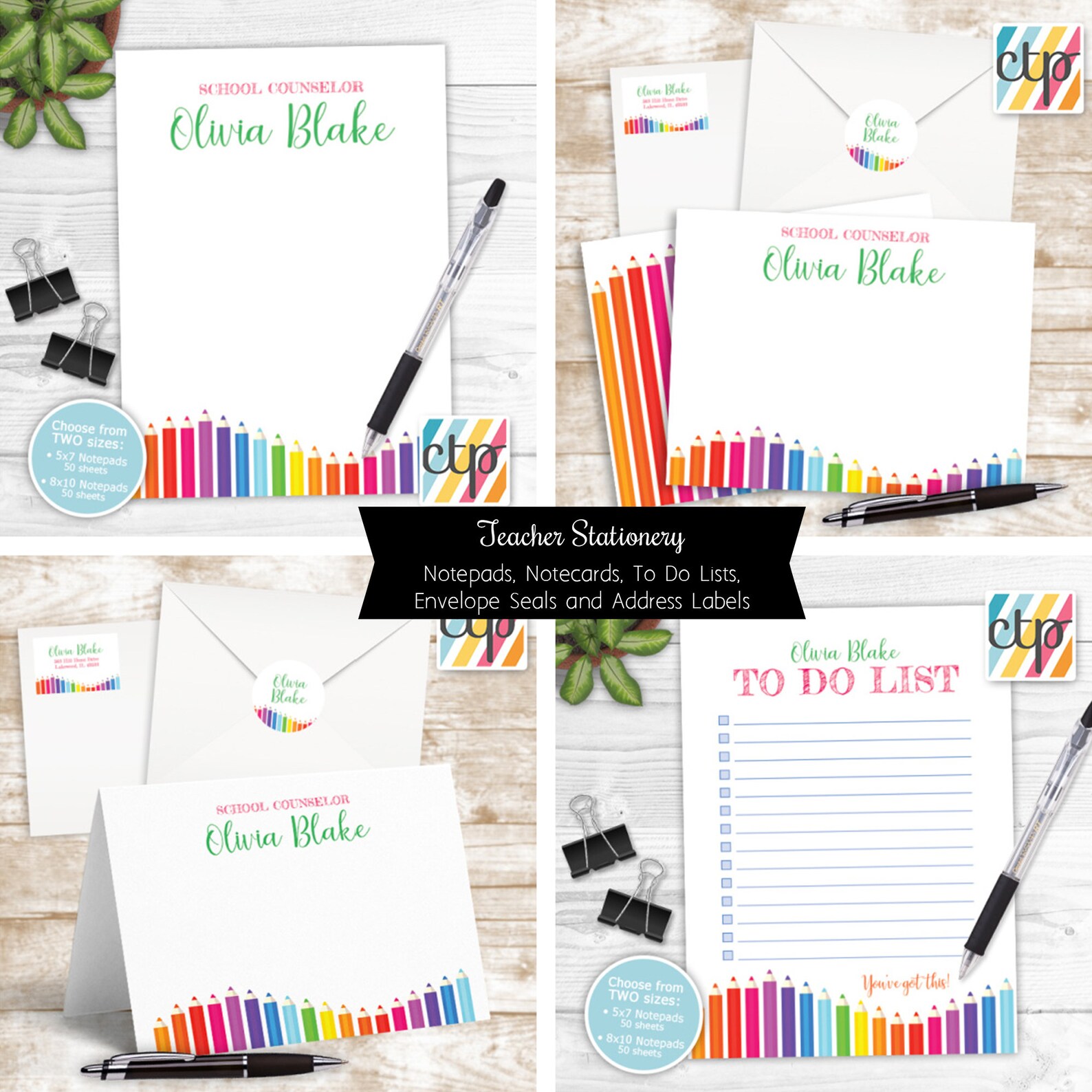 Teacher Notepad Personalized Notepad Teacher Appreciation - Etsy