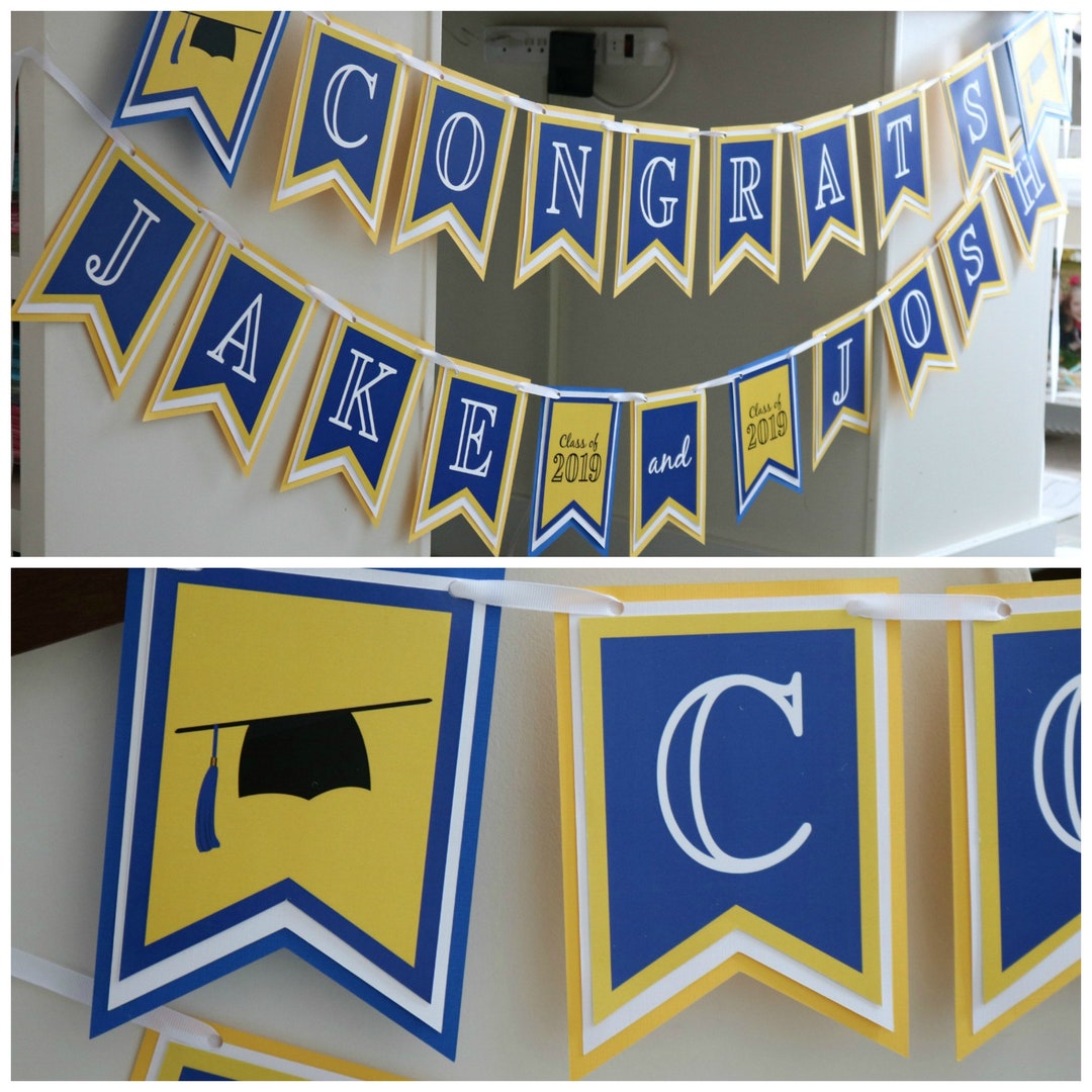 Graduation Banner, Graduation Party Decorations, Congrats Grad Banner ...